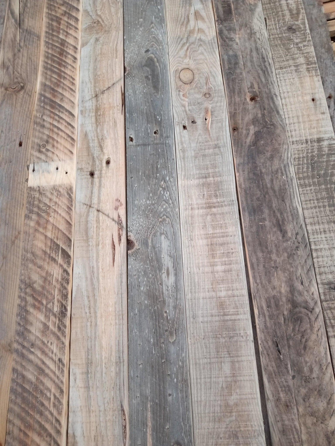 Rustic Reclaimed Wood - Wall Cladding - Special Selected Planks - Mixe ...