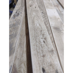 10m² Rustic Sanded Reclaimed Pallet Wood Planks – Wall Cladding Boards ...