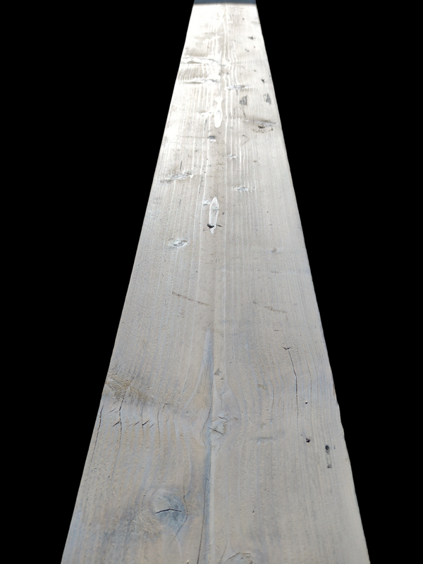 4m² White & Grey Wash Rustic Wall Cladding – 200cm x 20cm Long Scaffold ...