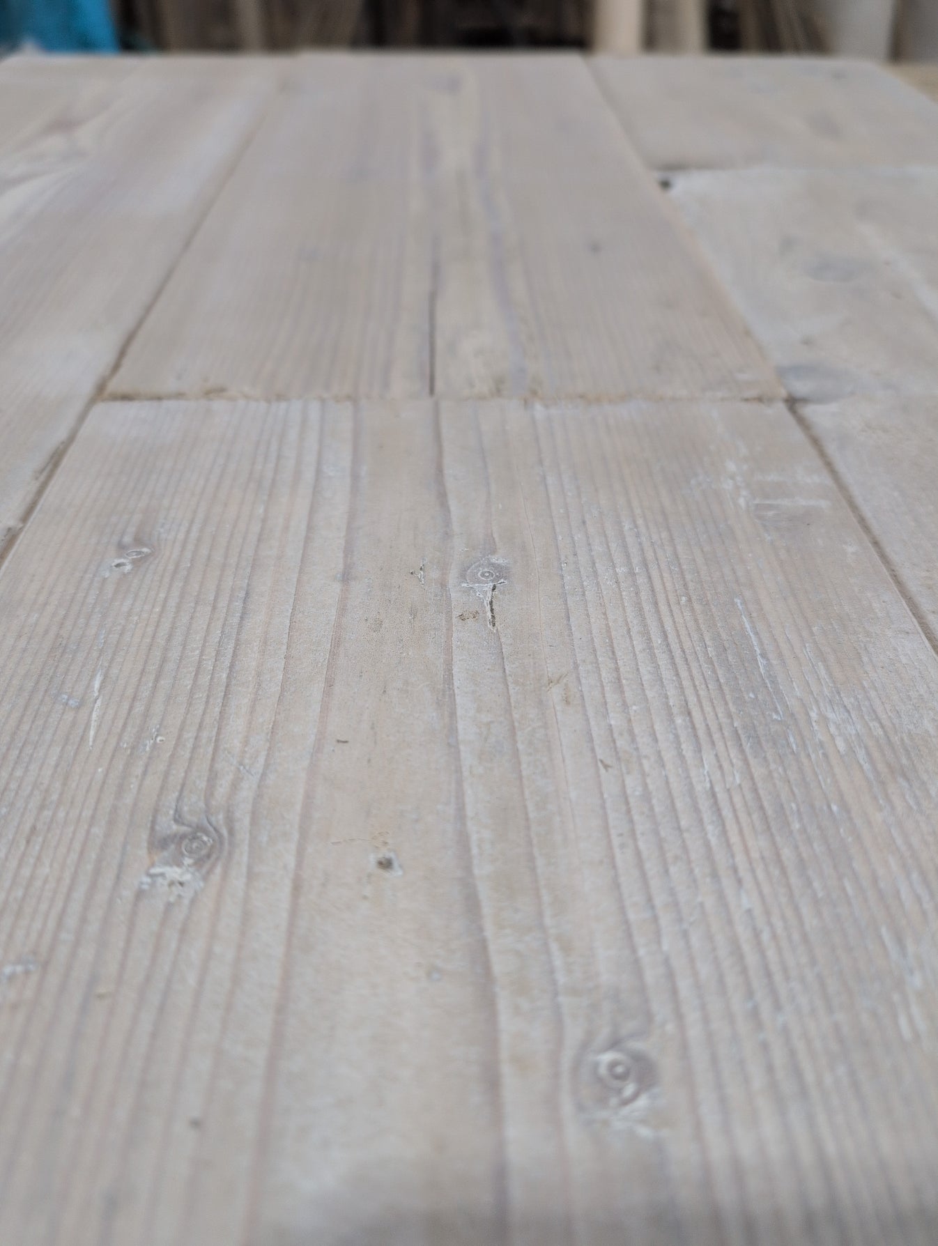 4m² White & Grey Wash Rustic Wall Cladding – 200cm x 20cm Long Scaffold ...
